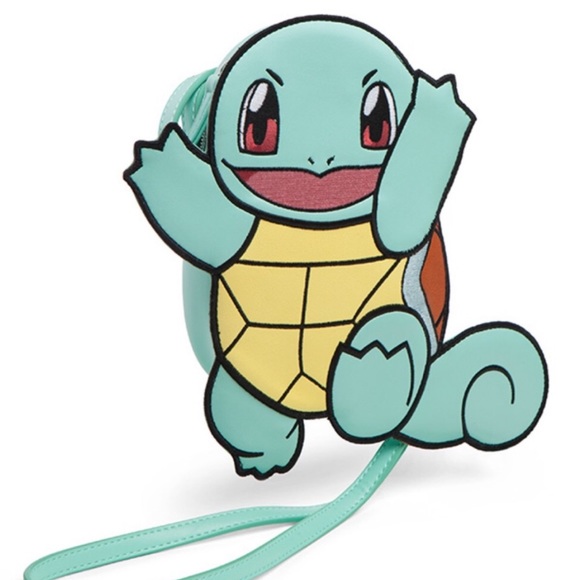 Pokemon | Bags | Pokemon Squirtle Vegan Leather Zip Purse | Poshmark